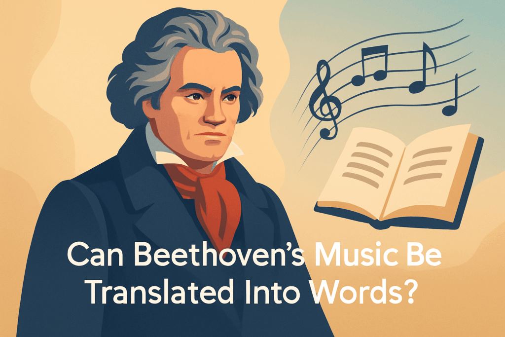Can Beethoven’s Music Be Translated Into Words? – LVBEETHOVEN.COM